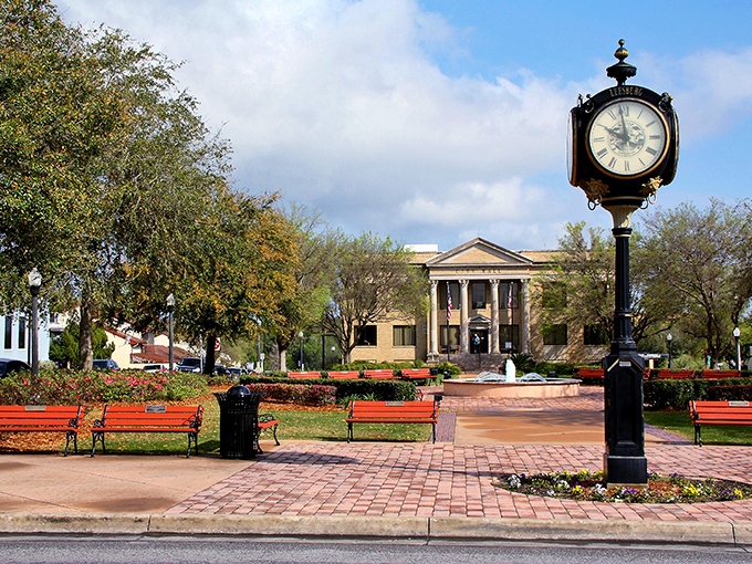 Downtown Leesburg's historic district feels like a movie set where the extras actually live there. Palm trees stand guard over storefronts that have stories to tell.