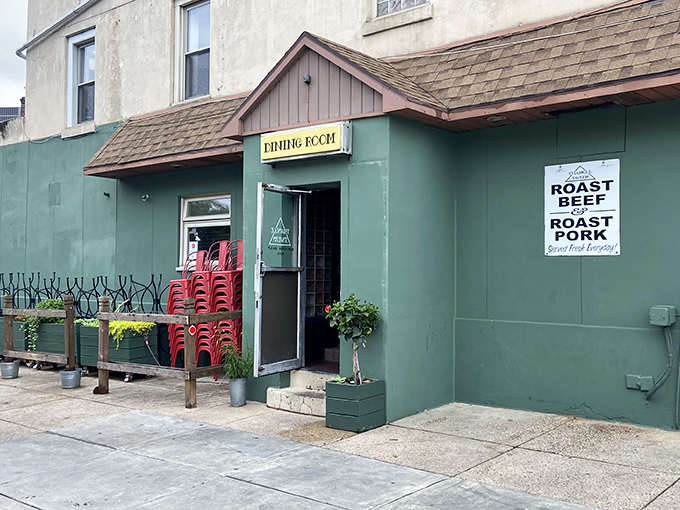 The unassuming green exterior of Triangle Tavern hides culinary treasures within &ndash; like finding a pearl in the most comfortable oyster.