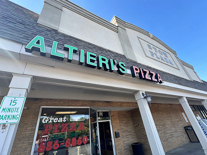 That unassuming storefront holds more culinary magic than most fancy restaurants could ever dream of delivering.