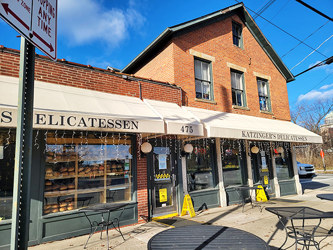 The brick facade of Katzinger's stands like a delicious time capsule in German Village, promising sandwich nirvana behind those welcoming doors.