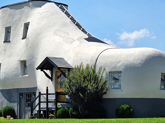 The architectural equivalent of "go big or go home" &ndash; this five-story work boot stands proudly in York County, proving that sometimes the best ideas are the most outlandish ones.