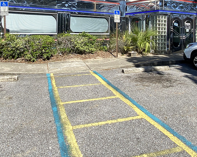 The exterior promises exactly what it delivers: authentic diner magic wrapped in chrome and nostalgia.