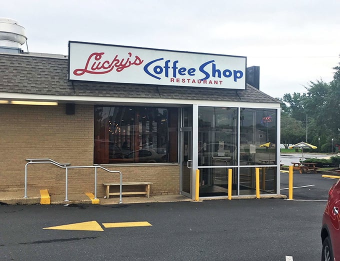 That iconic Lucky's sign promises more than coffee &ndash; it's advertising a time machine disguised as a diner in Wilmington.