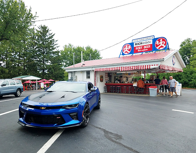 Time travel doesn't require a DeLorean&mdash;just a drive to this classic red-and-white awning where Richardson Root Beer and summer memories flow freely.