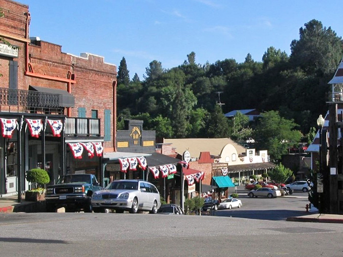 Old Town Auburn's brick facades and colorful awnings create a movie-set charm that's refreshingly authentic. Small-town California at its most picturesque.