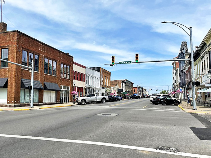 Main Street Jackson stretches before you like a Norman Rockwell painting come to life, where brick buildings tell stories and traffic lights are merely suggestions.