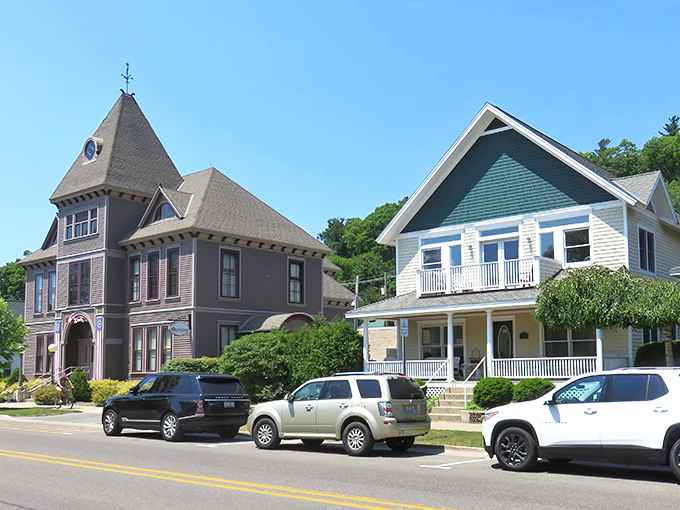 Main Street magic at its finest&mdash;colorful awnings, historic facades, and that unmistakable small-town charm that makes you want to slow down and stay awhile.
