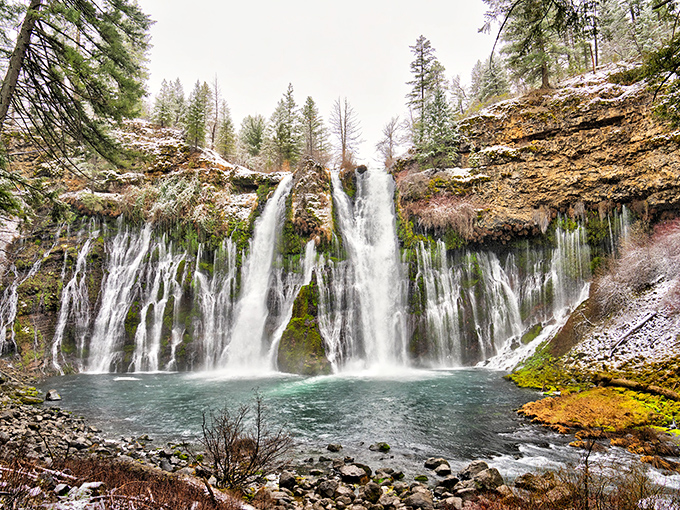 Nature's own IMAX theater features a 129-foot cascade that never needs intermission or overpriced concessions.