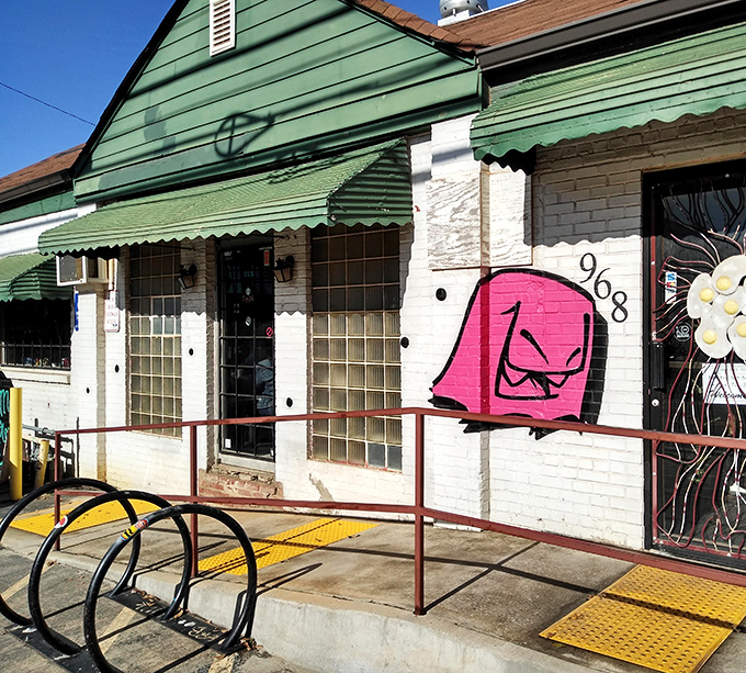 The unassuming green exterior with its pink pig logo is Atlanta's version of a culinary speakeasy&mdash;you need to know it's there.