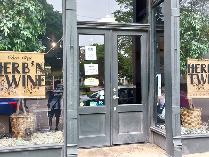 The unassuming storefront of Herb'n Twine beckons with simple charm &ndash; like finding a secret doorway to sandwich paradise in Cleveland's Ohio City neighborhood.