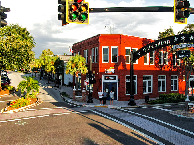 Dunedin's palm-lined streets lead straight to paradise, where Gulf waters meet blue skies in a perfect Florida postcard moment.