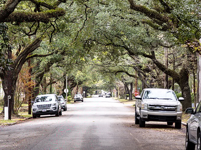 Front Street's colorful storefronts stand like a lineup of Southern charm contestants, each one vying for the "Most Likely to Make You Want to Move Here" award.