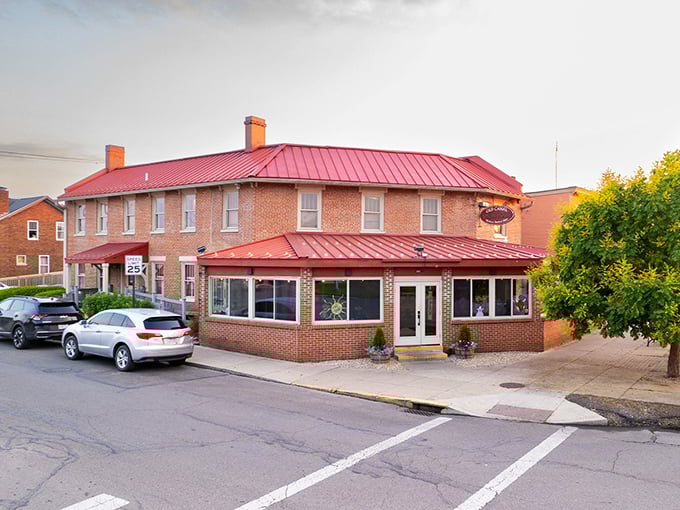 The brick exterior of Old Canal Smoke House beckons like a BBQ lighthouse on Chillicothe's horizon. Those twin evergreens aren't just decorative&mdash;they're standing guard over smoky treasures within.