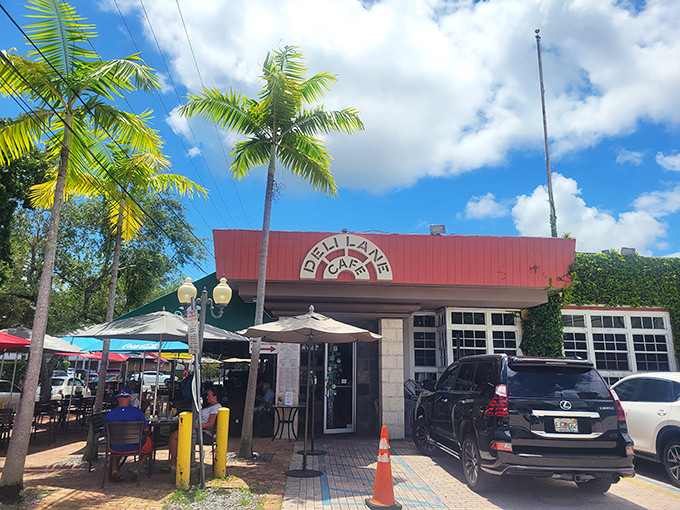 Palm trees stand guard at this unassuming red-roofed treasure, where South Miami locals know breakfast dreams come true.