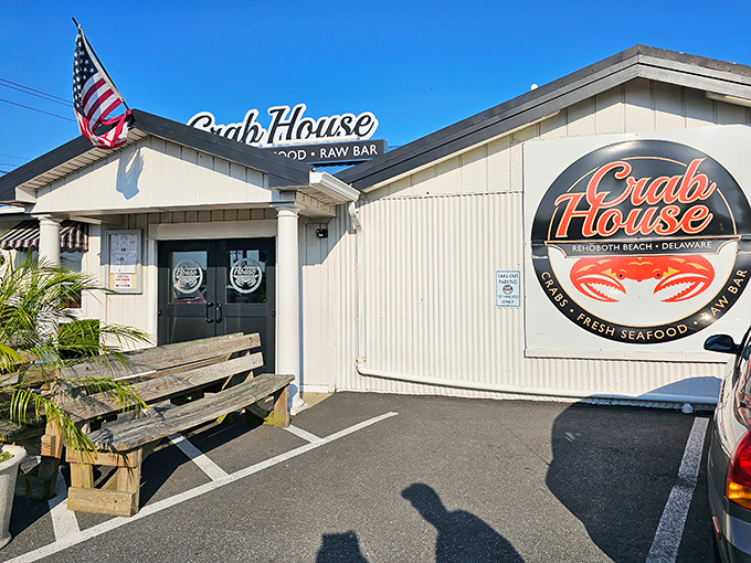 The unassuming exterior of Crab House belies the seafood treasures within. Like finding a pearl in an oyster, this place delivers where it counts.
