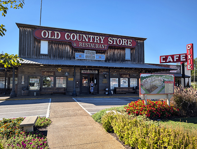 The weathered wooden facade of Brooks Shaw's Old Country Store isn't just Instagram-worthy &ndash; it's a time portal to simpler days when food came with stories and second helpings.