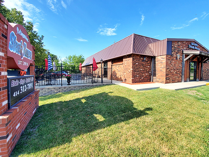 The brick fortress of meat-loving magnificence doesn't need flashy billboards—just follow your nose to this unassuming Milwaukee treasure with its welcoming patio.