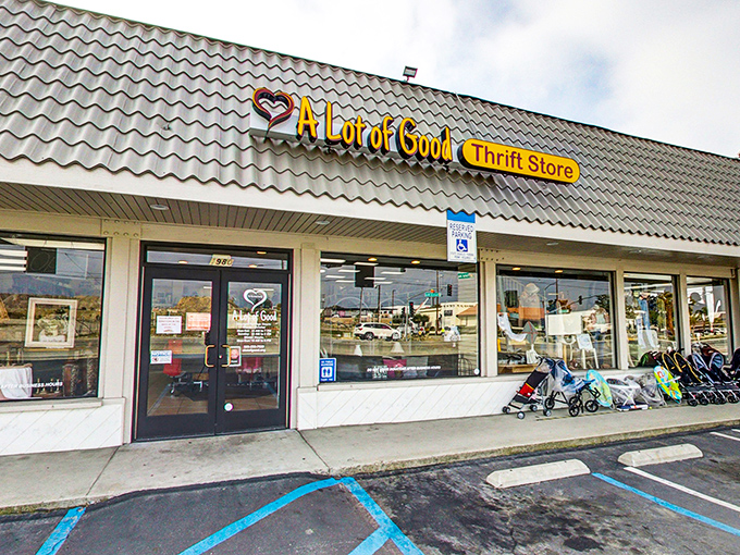 The unassuming storefront of A Lot of Good in Upland might not scream "treasure trove," but that's exactly what makes the thrill of discovery inside so satisfying.