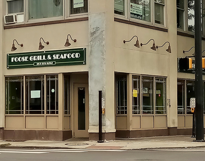 The unassuming corner spot where seafood dreams come true. Foose Grill's modest exterior hides culinary treasures that would make Neptune himself swim upstream for a taste. 