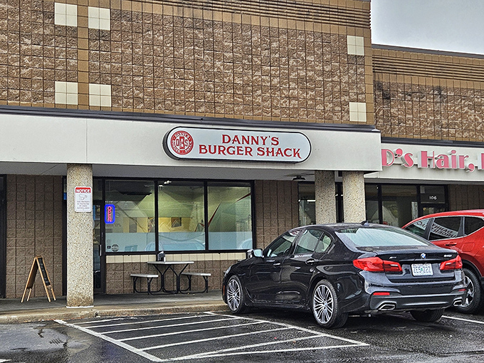 The unassuming storefront of Danny's Burger Shack proves once again that culinary treasures often hide in strip malls, waiting for burger enthusiasts to discover them.