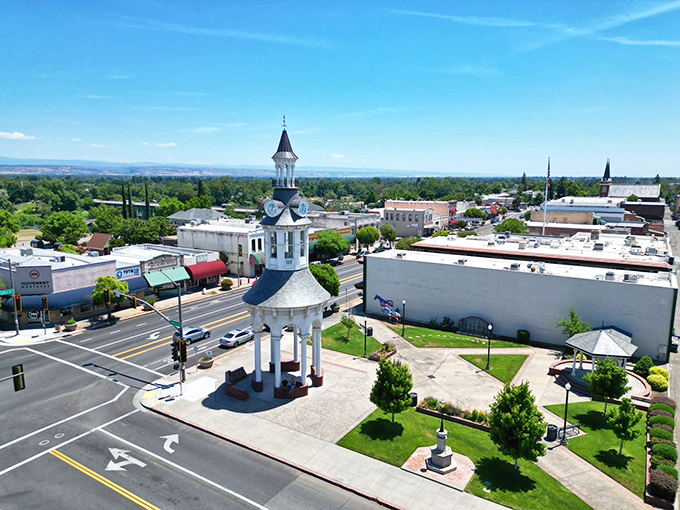 Downtown Red Bluff captures that perfect small-town America vibe, where the clock tower stands sentinel over brick buildings that have stories to tell.