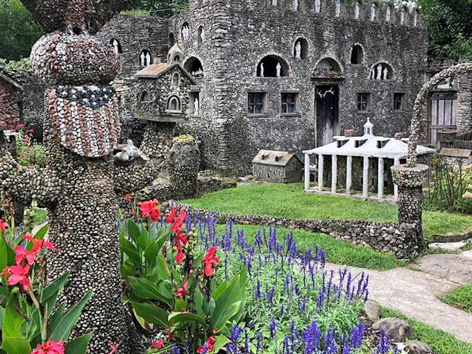 Medieval dreams meet backyard reality in this stunning miniature castle that would make Disney jealous.