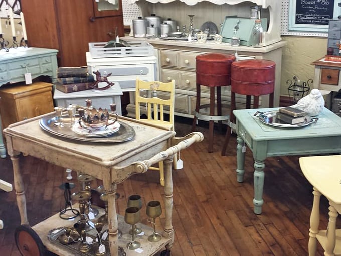 A farmhouse kitchen tableau that makes you wonder if butter really did taste better when churned by hand.