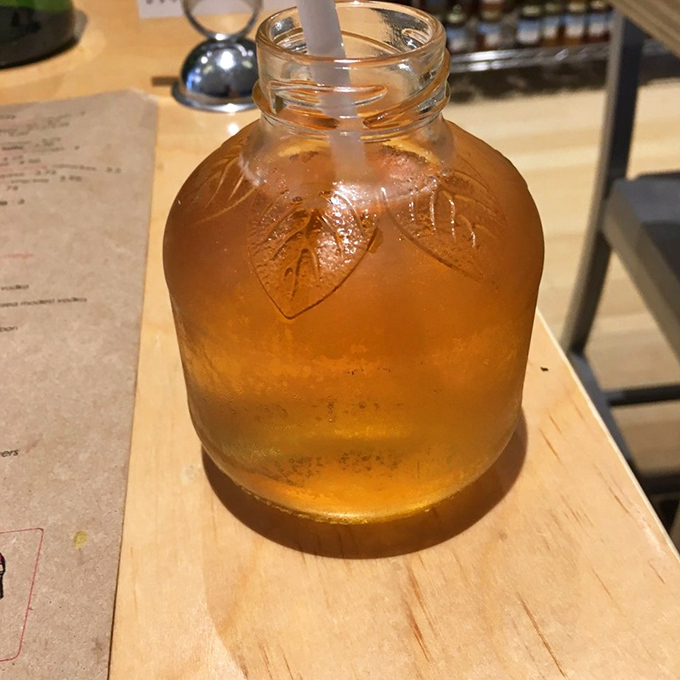 Served in a vessel that makes you feel like you're drinking from a science experiment gone deliciously right. Simple pleasures, elevated.