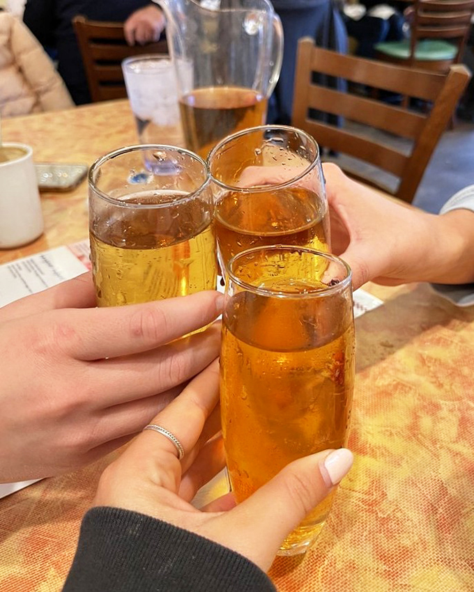 Morning mimosas: because sometimes coffee needs reinforcements, especially when there's a breakfast burrito in your future. 