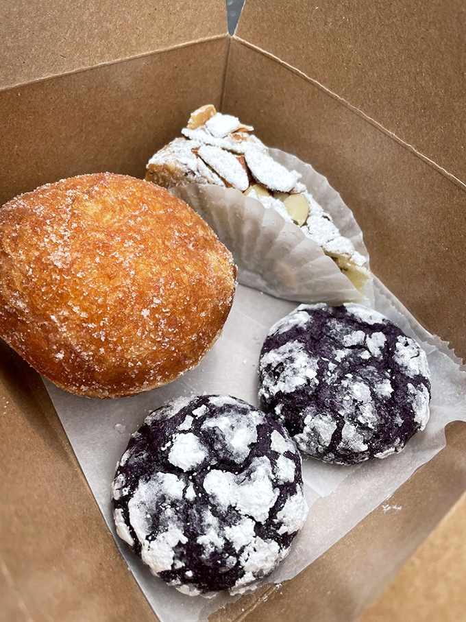 The pastry box that makes "I brought dessert" the three most popular words at any gathering. Choose your own adventure, calorie edition.