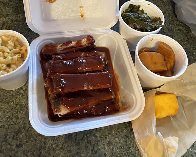 Wings, mac and cheese, and cabbage&mdash;the holy trinity of comfort food, executed with the precision of a culinary symphony.