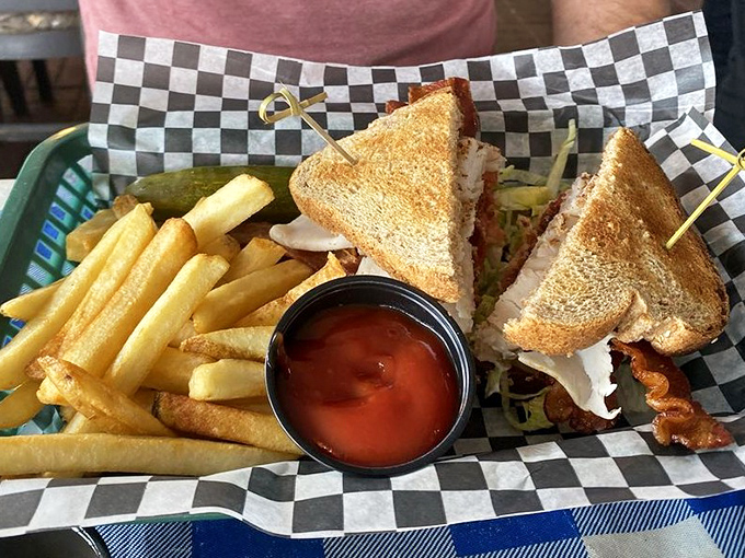 This sandwich isn't just stacked with turkey and bacon; it's engineered for the perfect bite&mdash;a masterclass in the architecture of lunch. 