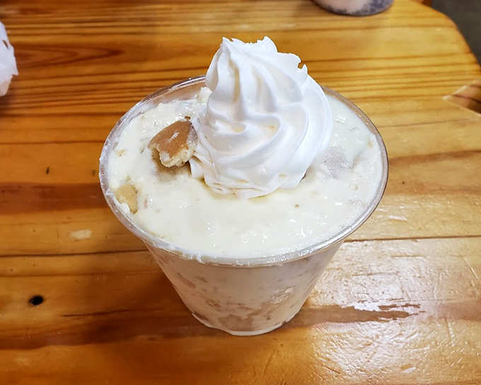 Banana pudding&mdash;the traditional full stop at the end of a Texas barbecue sentence. Cool, creamy, and just sweet enough to make you forget you're uncomfortably full.