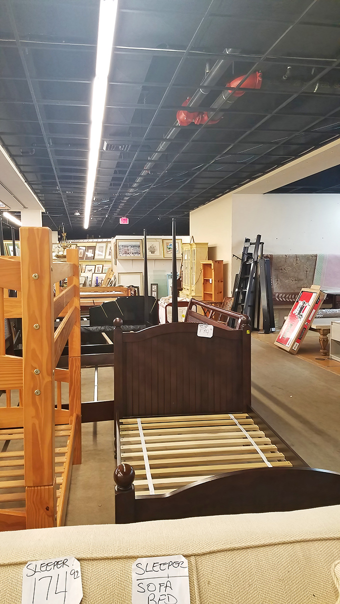 Bedroom furniture that ranges from "first apartment" practical to "I've finally made it" statement pieces, all under one roof.