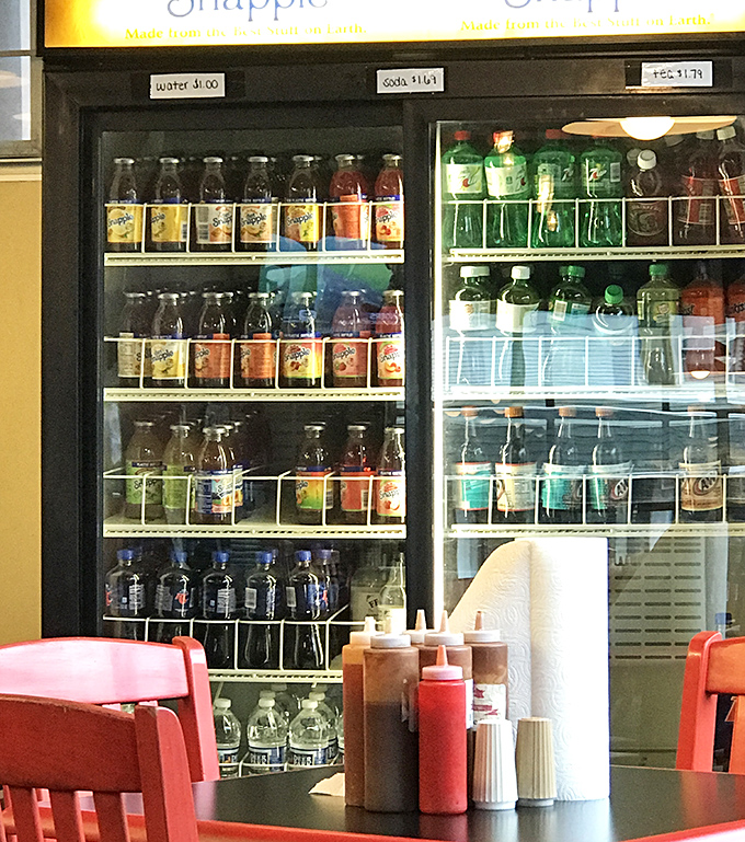 The drink cooler&mdash;because even the best barbecue needs something to wash it down. Hydration is important when you're having a religious experience.