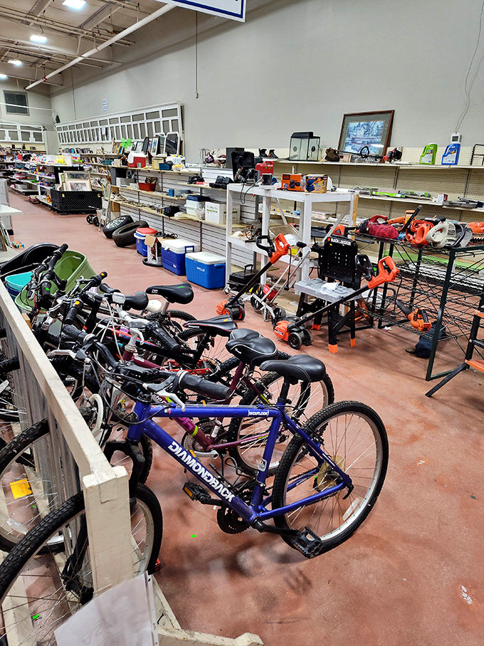 Pedal to the metal on savings&mdash;bicycles and outdoor equipment stand ready for new adventures without the sticker shock.