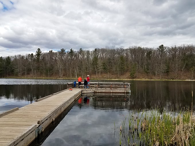 Some people meditate; others just need a quiet dock and rippling water to find their center.