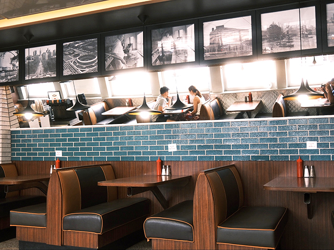 Historical photos watch over diners like benevolent spirits, blessing each bite with a connection to Philadelphia's storied past.