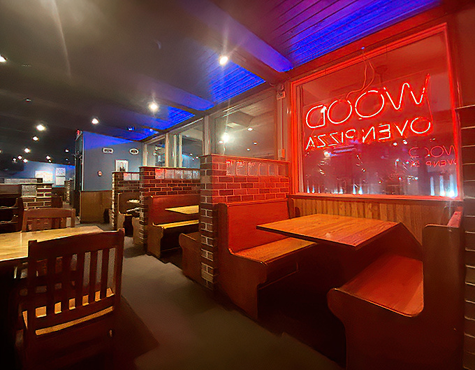 These booths have witnessed countless first dates, family celebrations, and heated debates about whether pineapple belongs on pizza.