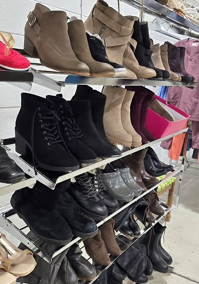 Boot boulevard! From practical stompers to stylish ankle numbers, this footwear collection could outfit a small army of fashionistas.