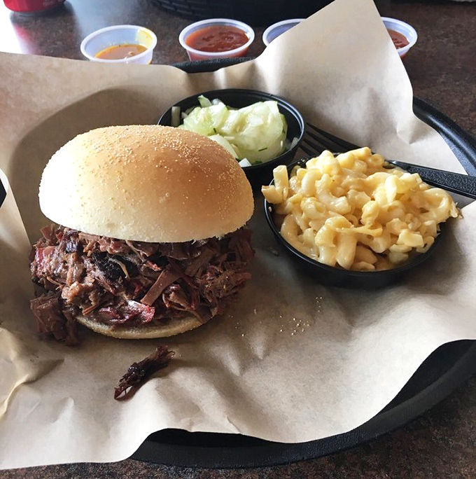 A sandwich that's more meat than bread, as nature intended. This isn't lunch&mdash;it's a commitment to excellence that happens to fit between two buns.