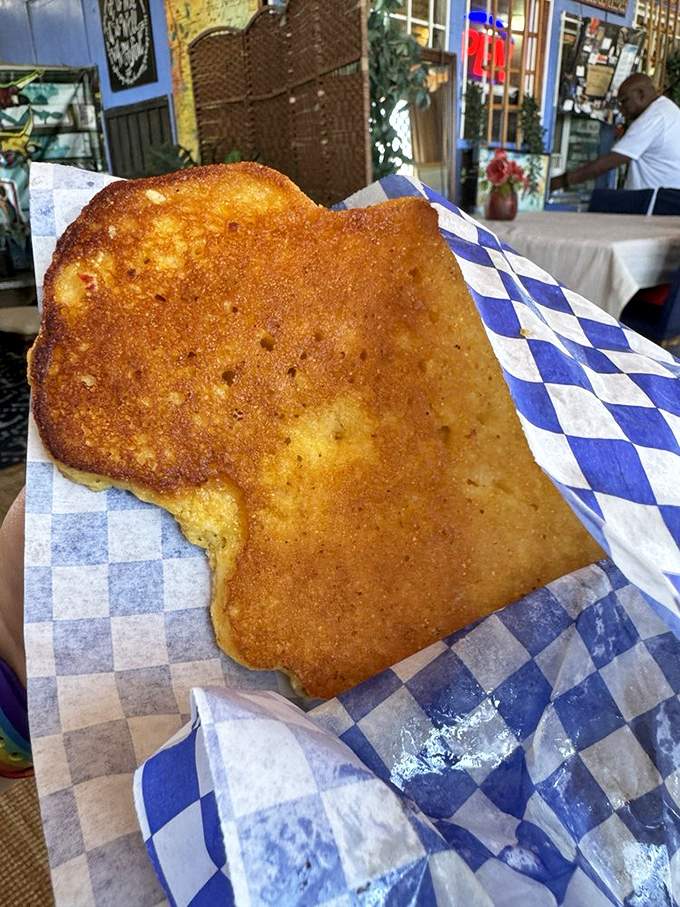 Cornbread so golden and perfect it deserves its own spotlight. The ideal companion for sopping up every last drop of gumbo or complementing spicy fried chicken.