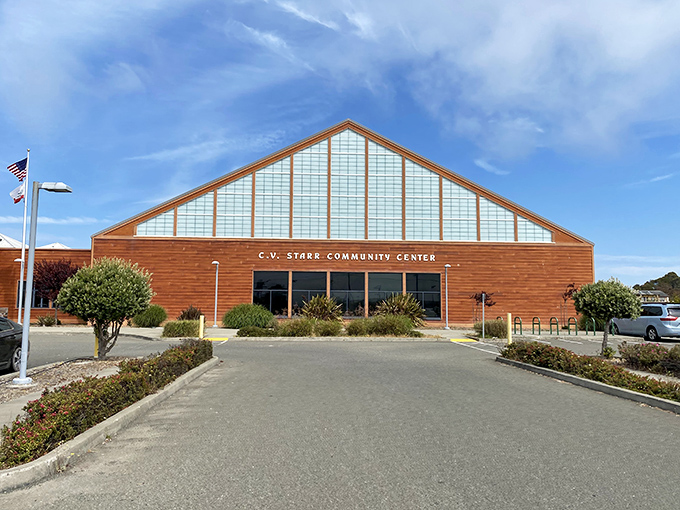 The C.V. Starr Community Center's striking architecture brings a touch of modern design to this historic logging town, proving Fort Bragg embraces both past and future.
