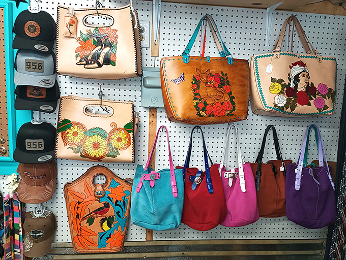 Leather bags blooming with vibrant embroidery&mdash;portable art pieces that carry your essentials while announcing "boring accessories aren't my style."