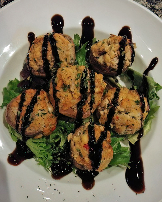 These aren't your average stuffed mushrooms&mdash;they're little umami bombs drizzled with balsamic that'll make you forget vegetables were ever boring.