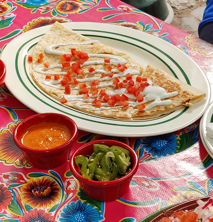 This chicken quesadilla delivers crispy perfection that would make even the pickiest eaters reconsider their preferences.