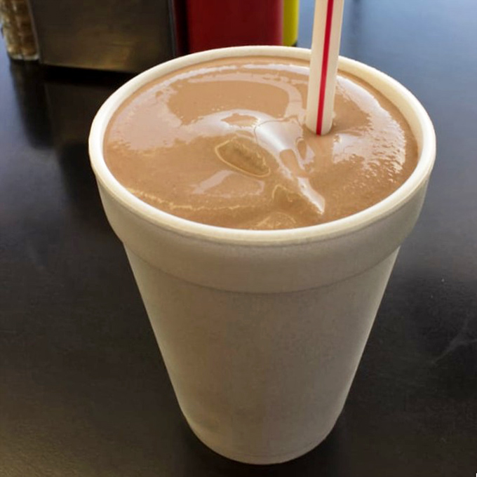 A chocolate shake so thick your straw stands at attention&mdash;the perfect cool, creamy counterpoint to the savory sliders.