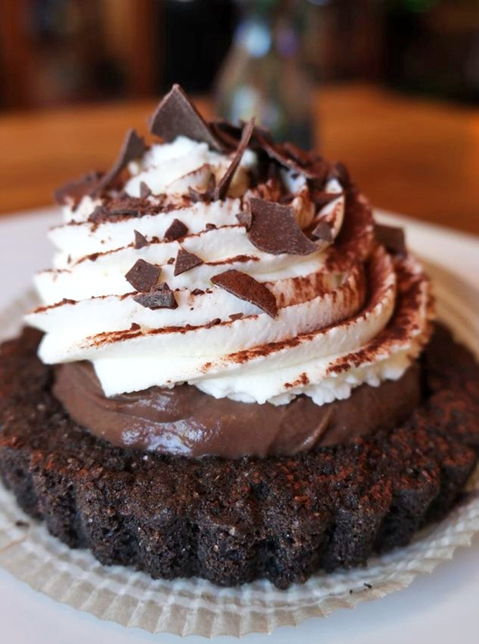 This chocolate dream pie doesn't just satisfy a sweet tooth&mdash;it throws a full-scale carnival for it, complete with whipped cream fireworks.