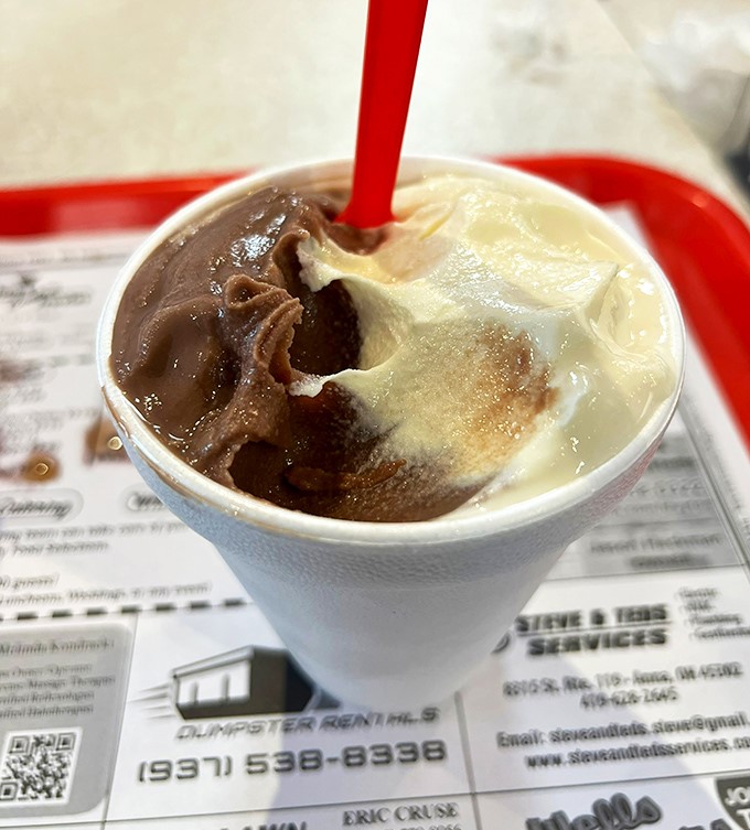 This black-and-white malt isn't confused about its identity&mdash;it's the Switzerland of desserts, bringing peace between chocolate and vanilla lovers everywhere.