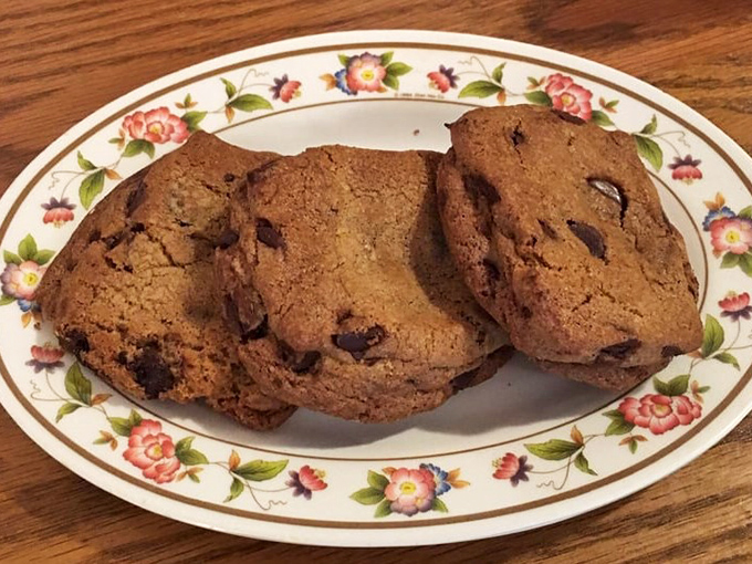 Chocolate chip cookies that strike that perfect balance between crisp edges and chewy centers&mdash;the holy grail of cookie architecture.